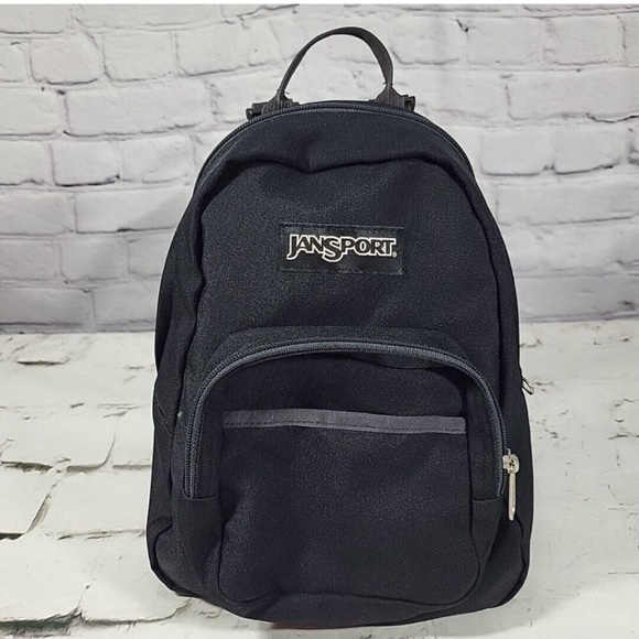 Jansport | Bags | Jansport Black Backpack Mini | Poshmark